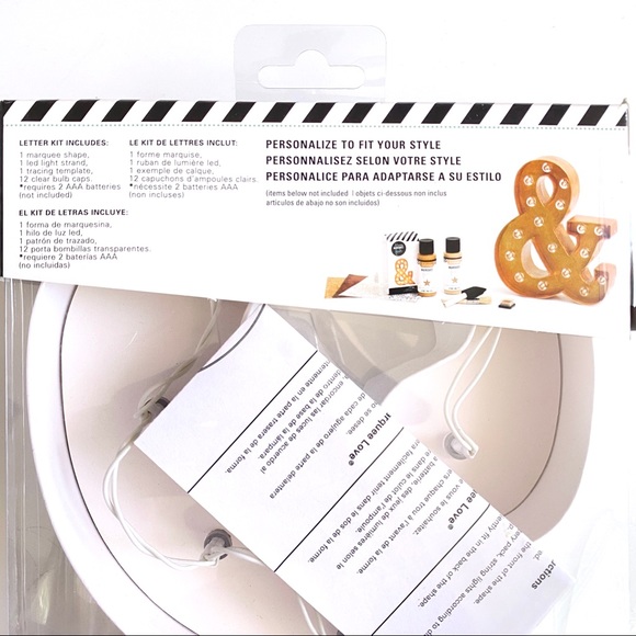 Heidi Swapp | Party Supplies | Heidi Swapp Love Marquee Light Kit 3 ...